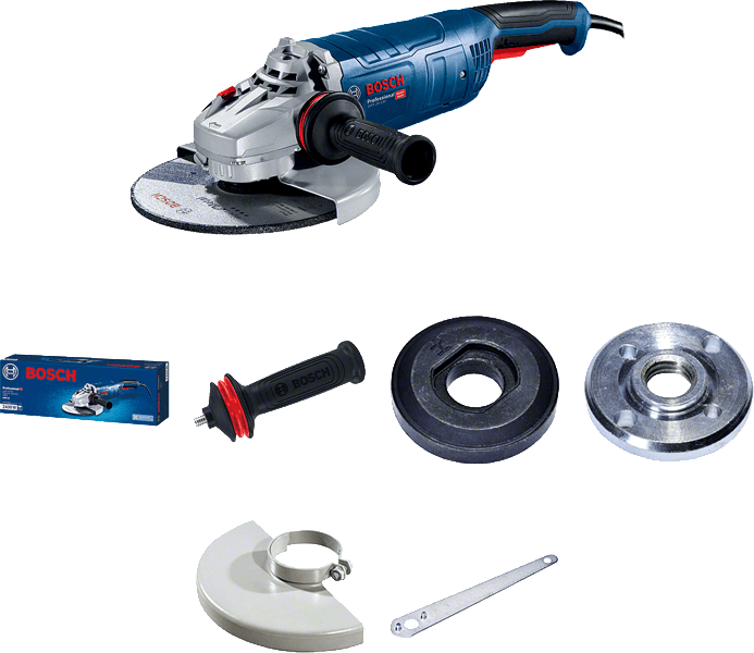 BOSCH GWS 24-230 เครื่องเจียร์ 9 นิ้ว 2400 วัตต์ (งานหนัก)