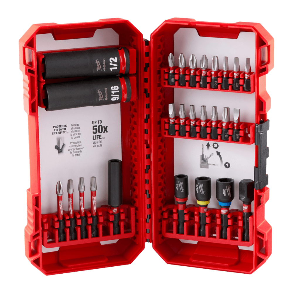 MILWAUKEE ชุดดอกไขควงและลูกบล็อก 26 ชิ้น รุ่น 48-32-4408 - tp-toolsshop