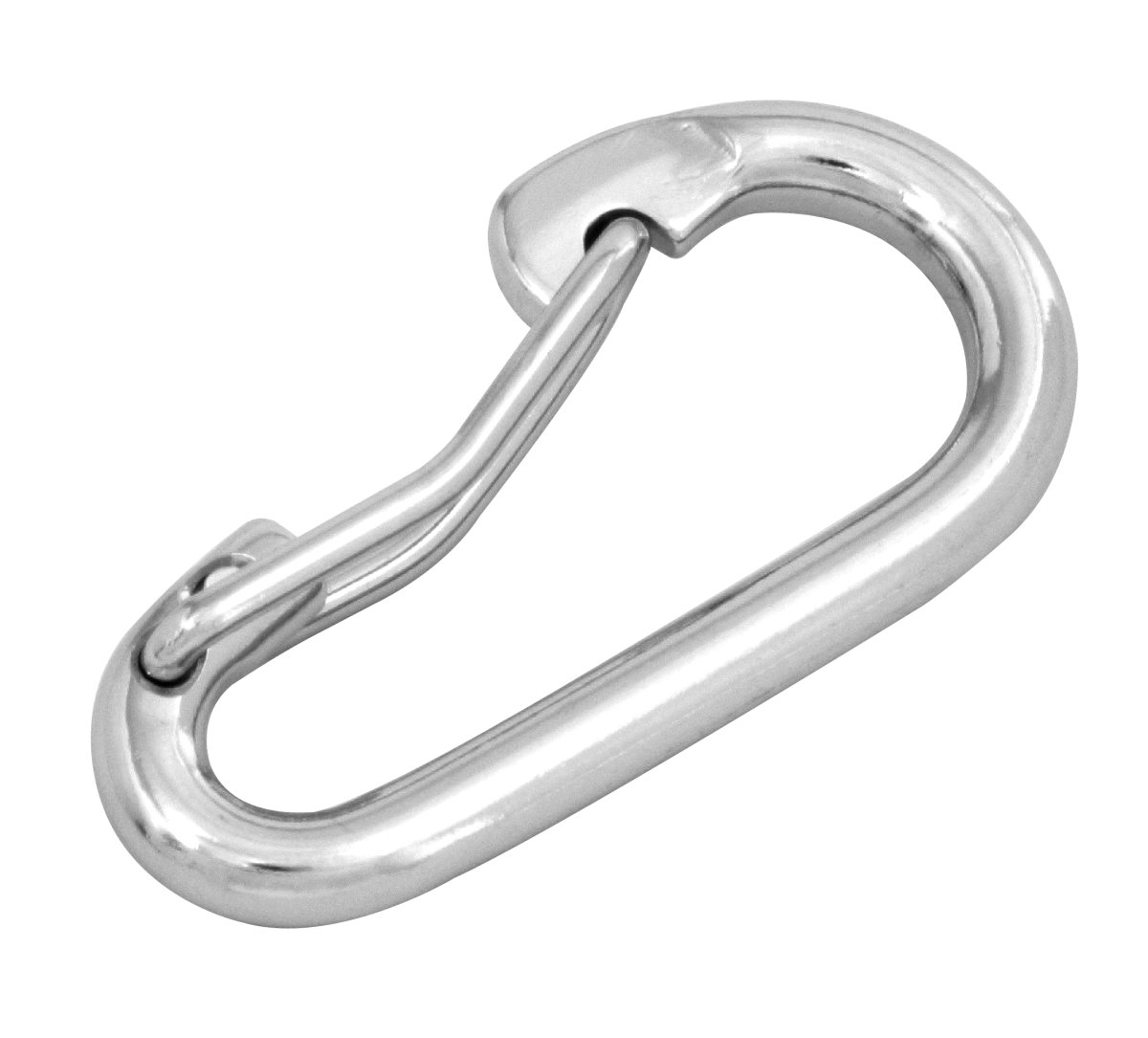 Spring snaps (circular hook with angled latch)