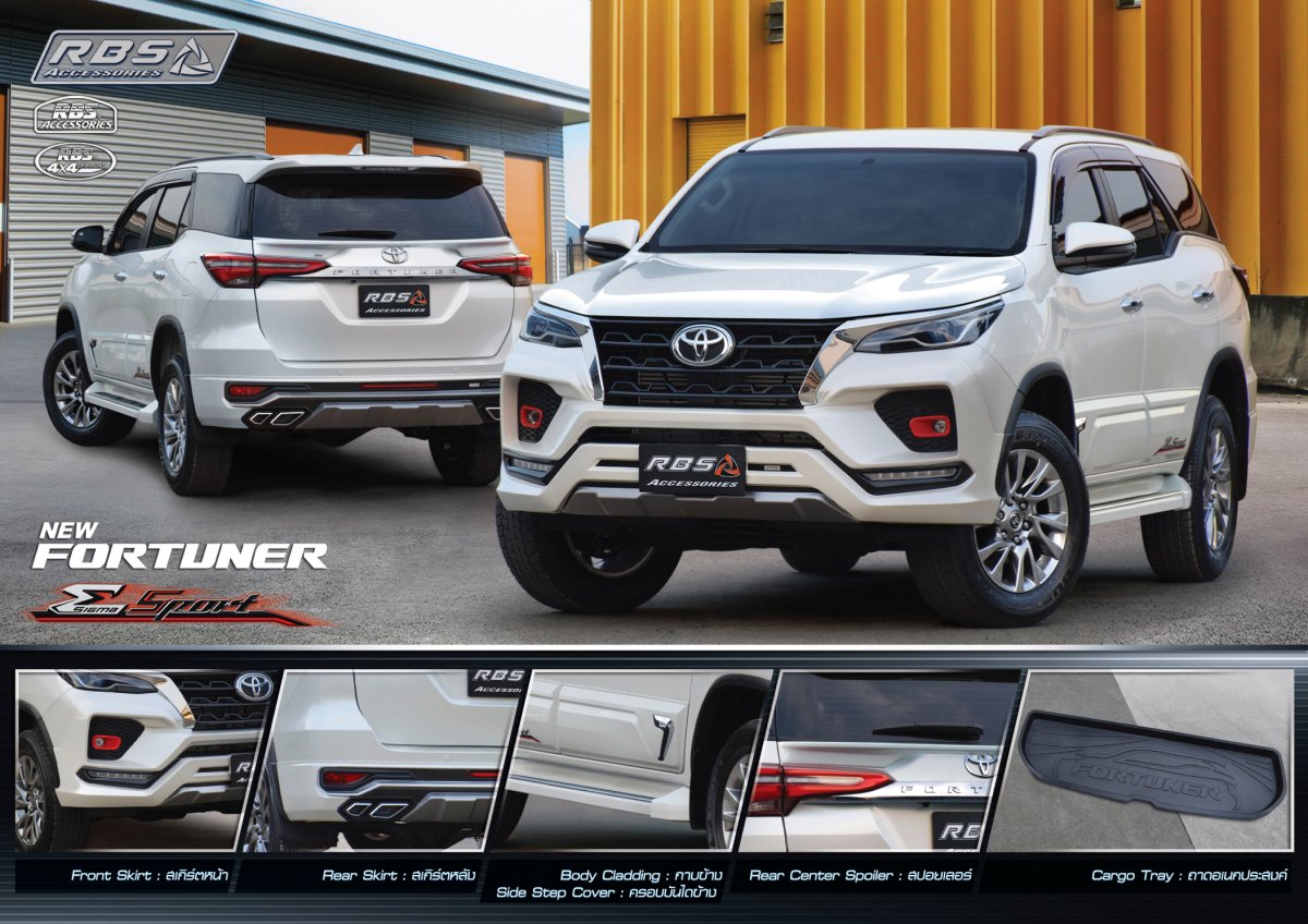 BODY KIT TOYOTA FORTUNER 2020 BY RSB