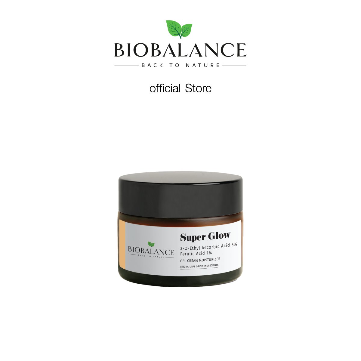 BIOBALANCE Glow Super Gel Cream Moisturizer 50 ml - biobalancethailand