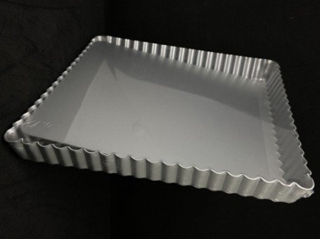 #210 Square Pie Pan AL #210 DIA: 8x8x2.5 cm