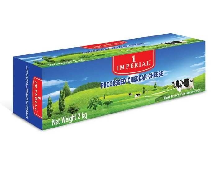 Processed Cheddar Imperial Cheese 2 kg. - bakeryland
