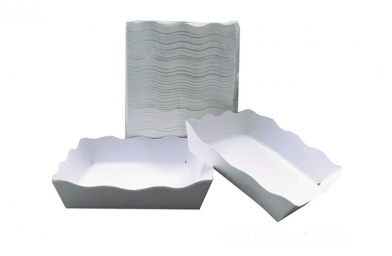 2202 White Bread paper Tray 4x6" (DW301-2)@100 - bakeryland