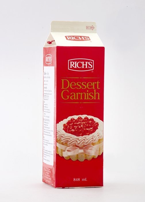 Rich's Dessert Garnish Whipping Cream 848 ml