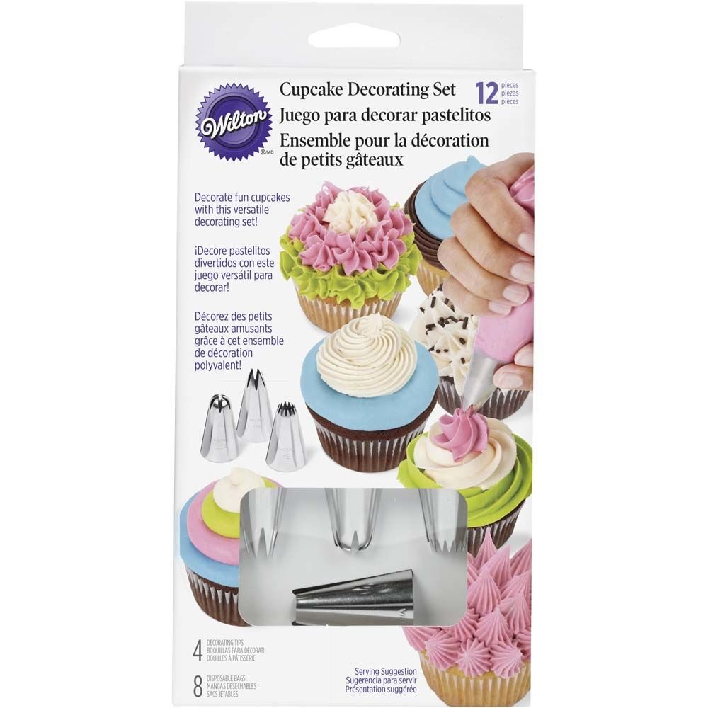2104-1364 Wilton 12PC CUPCAKE DECORATING SET - bakeryland