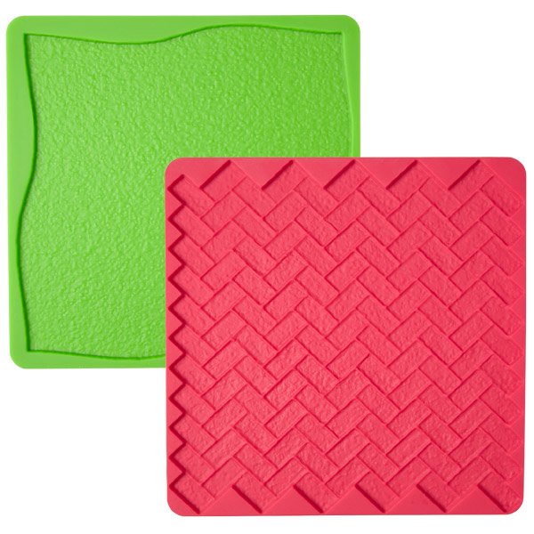 409-2575 Wilton 2PK SILICONE TEXTURE MAT
