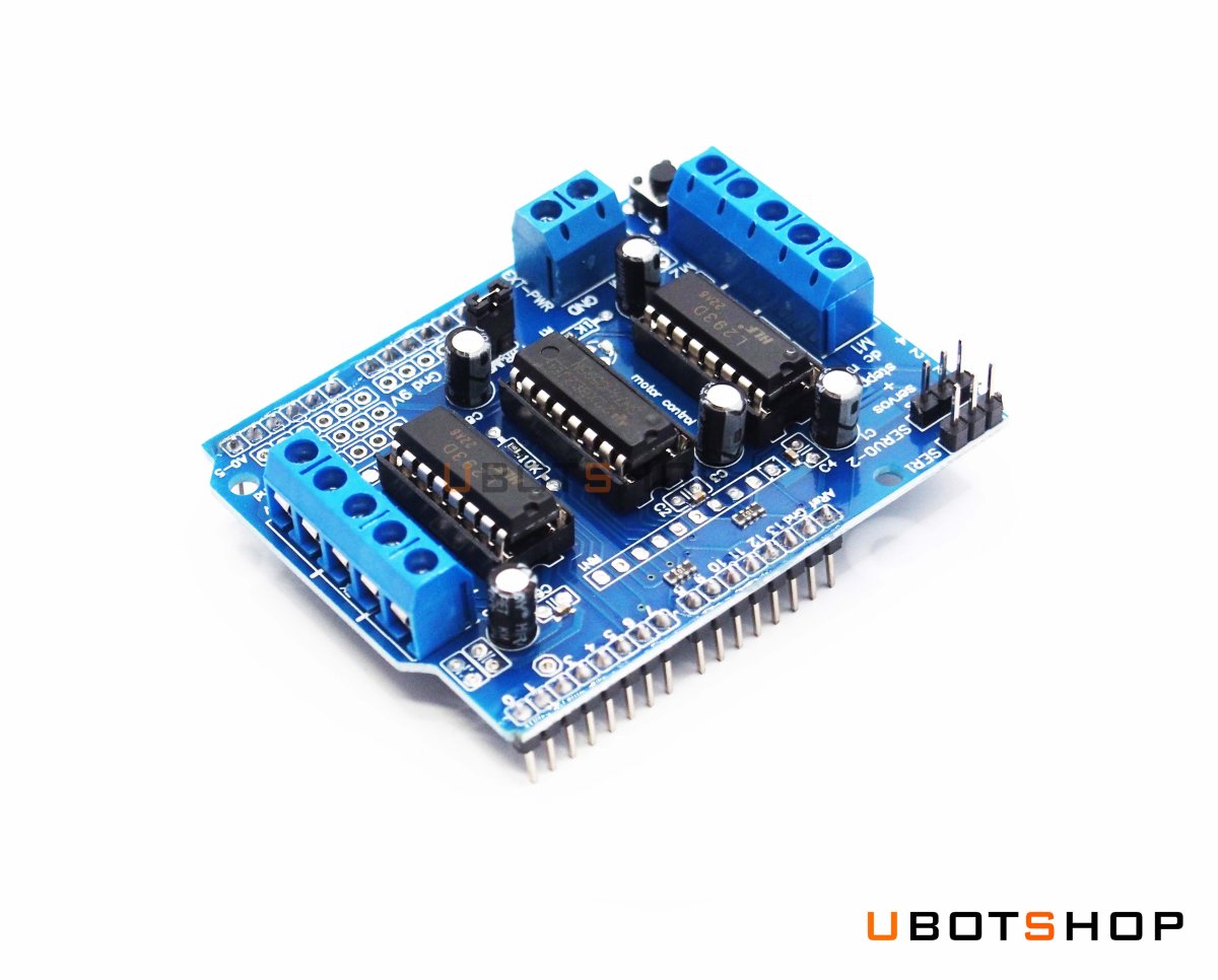 Arduino Shield Module Dc Motor/Driver L293D (MD0006) - ubotshop