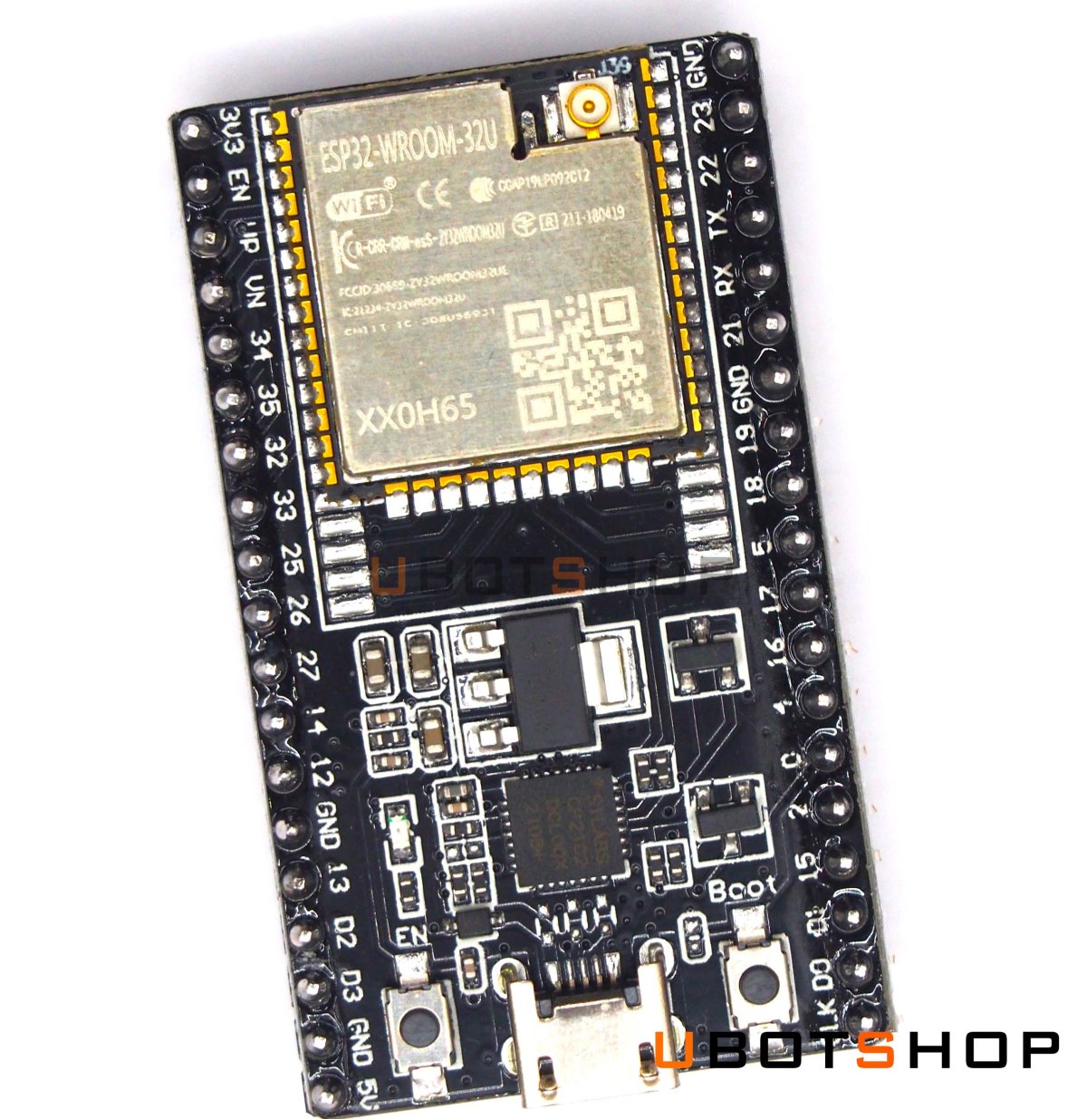 ESP32-DevKitC-WROOM-32U module (BE0003) - ubotshop