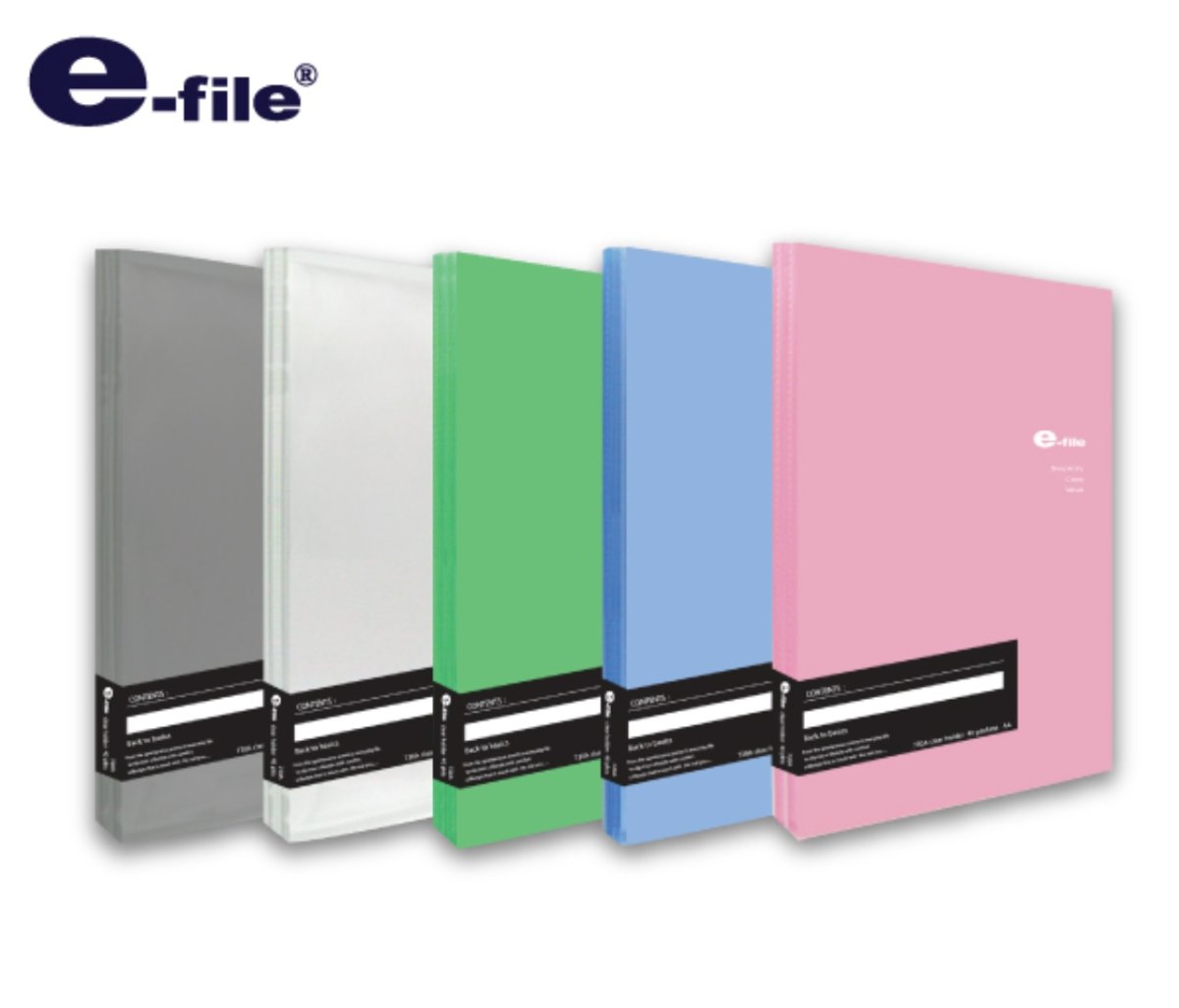 แฟ้มสอด A4 e-file 720A