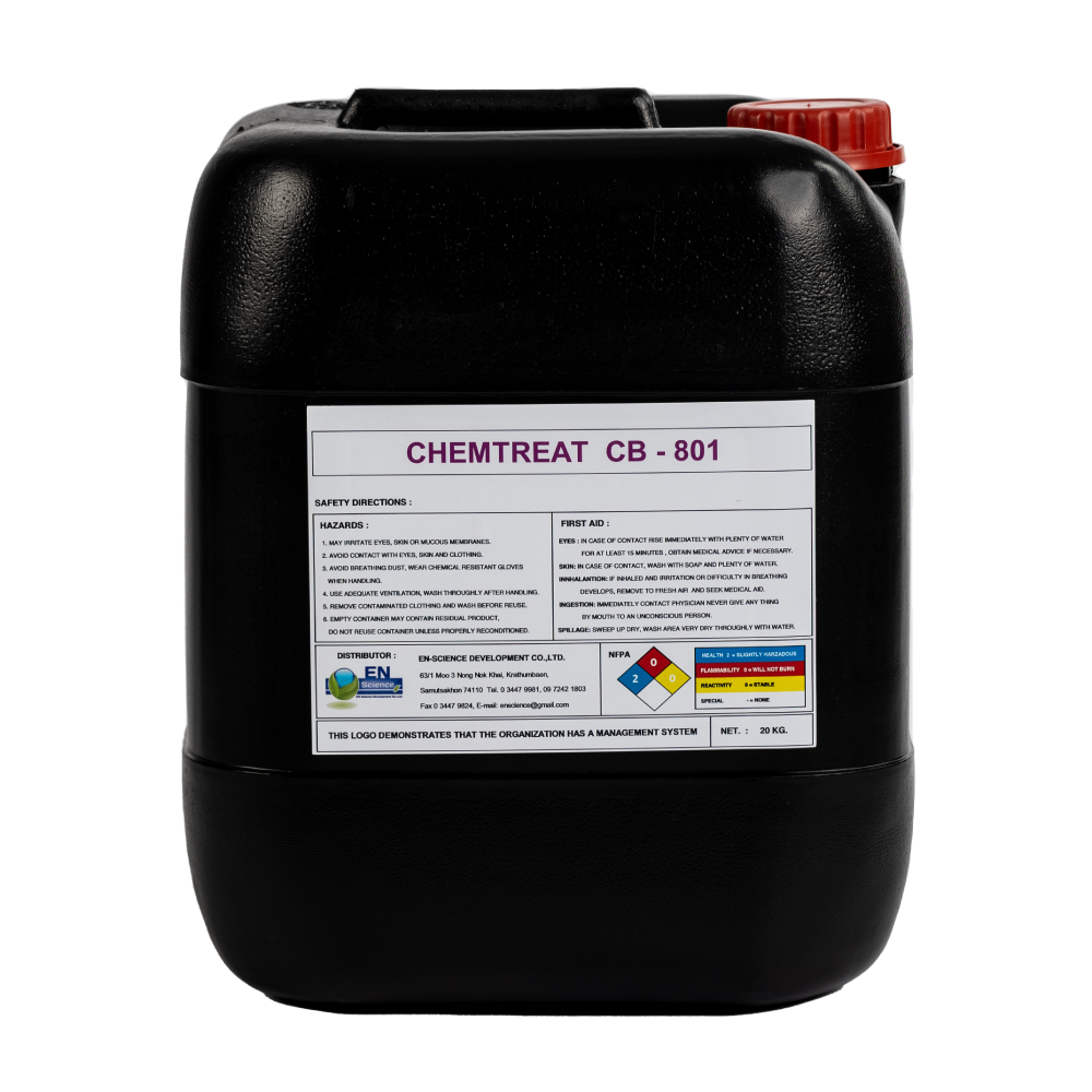 เคมีป้องกันตะไคร่น้ำในระบบ Cooling CHEMTREAT CB-801