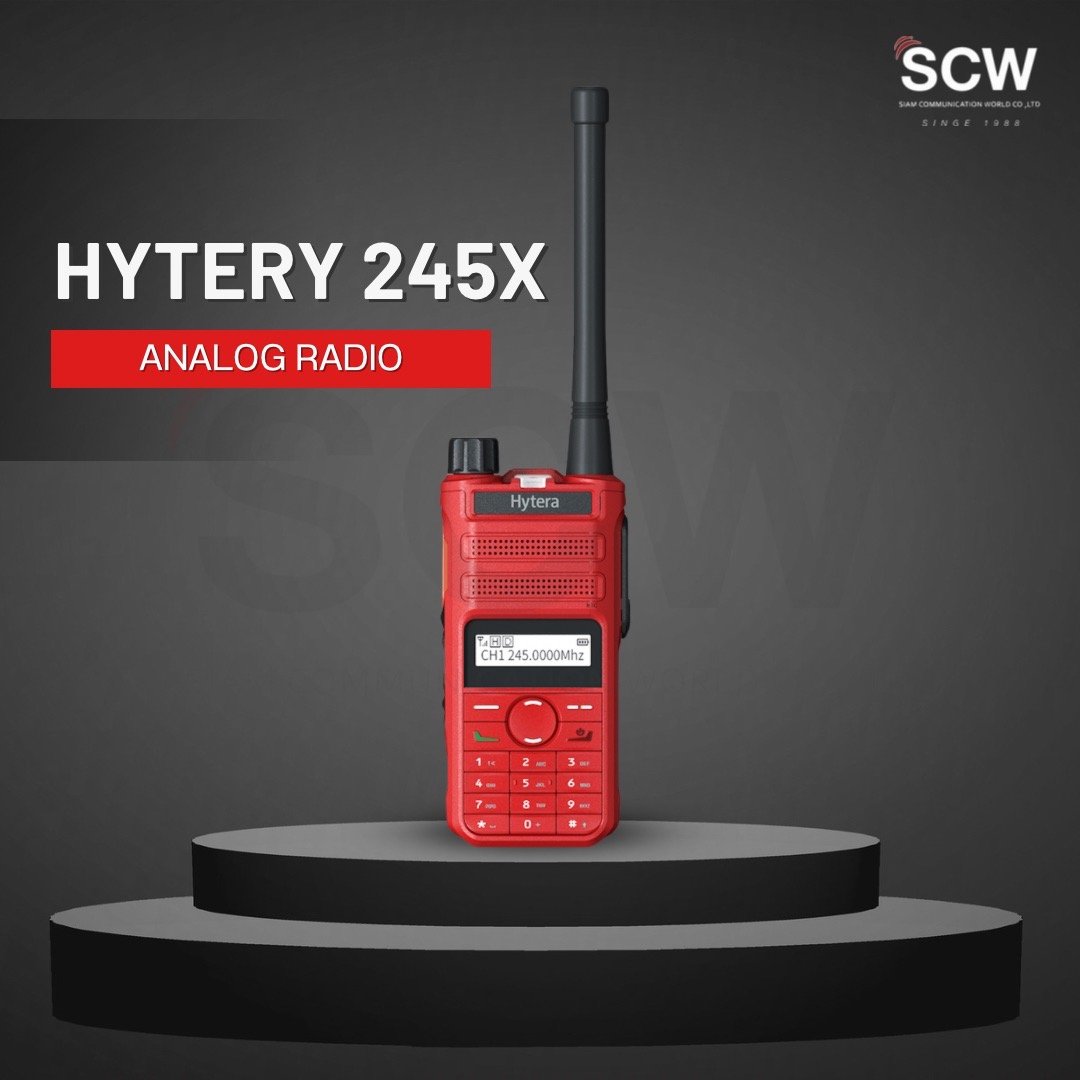 วิทยุสื่อสาร HYTERA 245X รุ่นใหม่ล่าสุด !! - scw-group