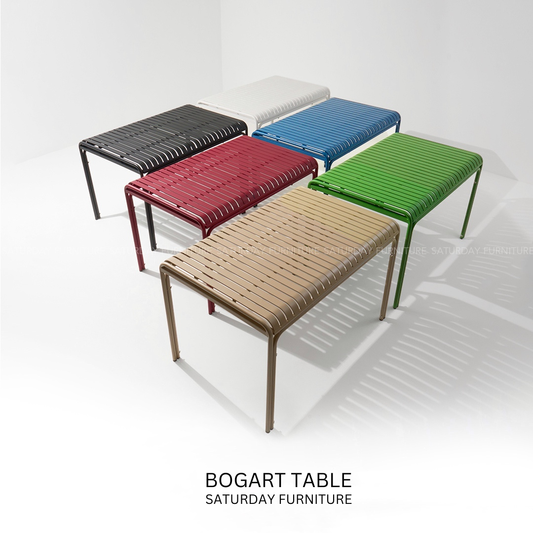 BOGART TABLE โต๊ะทานอาหาร อลูมิเนียม