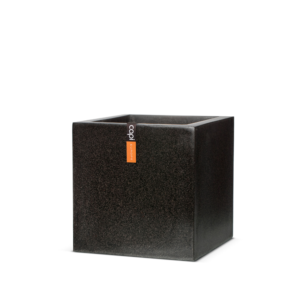 FIT 905 Planter square black - M S Natural Design