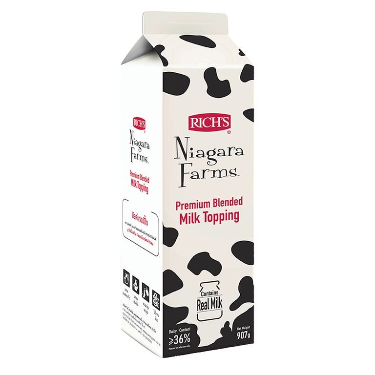 ไนแองการา ฟาร์ม มิลค์ ทอปปิ้ง ริชส์ (Rich’s Niagara Farms) 907กรัม (ยก ...
