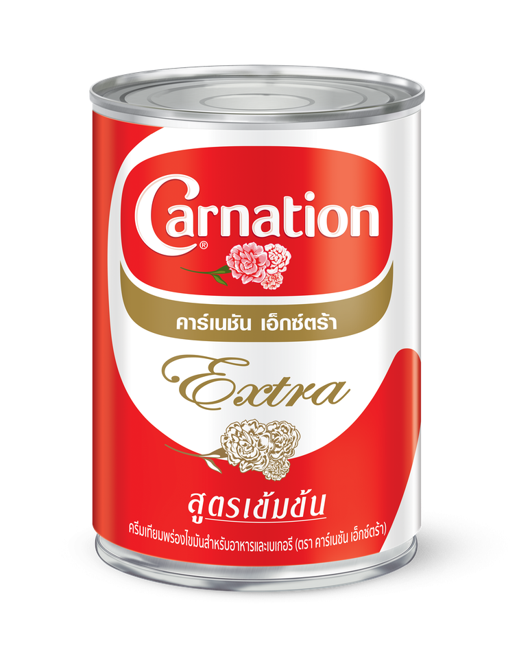 คาร์เนชัน เอ็กซ์ตร้า ครีมเทียมพร่องไขมัน ตรา คาร์เนชัน 385 กรัม Carnation Extra 385g.