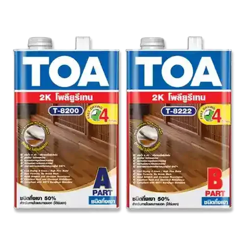 ทีโอเอ โพลียูรีเทน ชนิดกึ่งเงา ระบบ 2 ส่วน - kyipaint