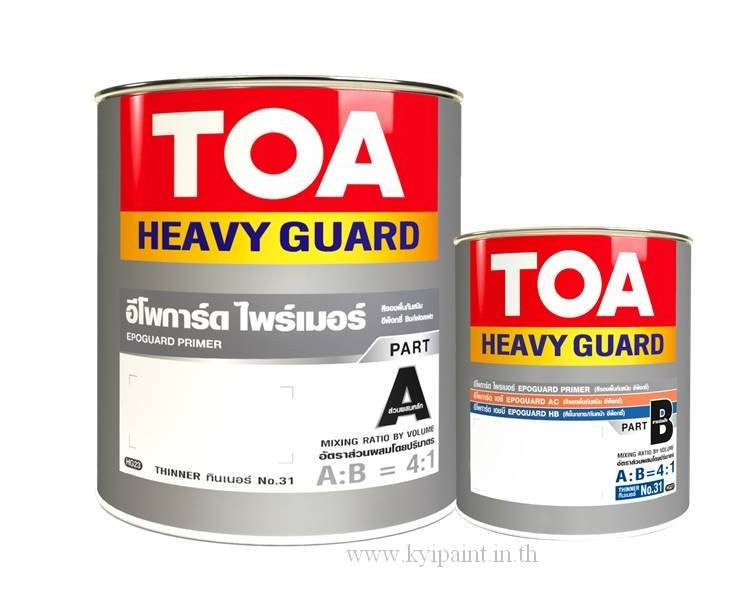 ทีโอเอ อีโพการ์ด ไพรเมอร์ สีรองพื้นอีพ็อกซี่ 2 ส่วน - kyipaint