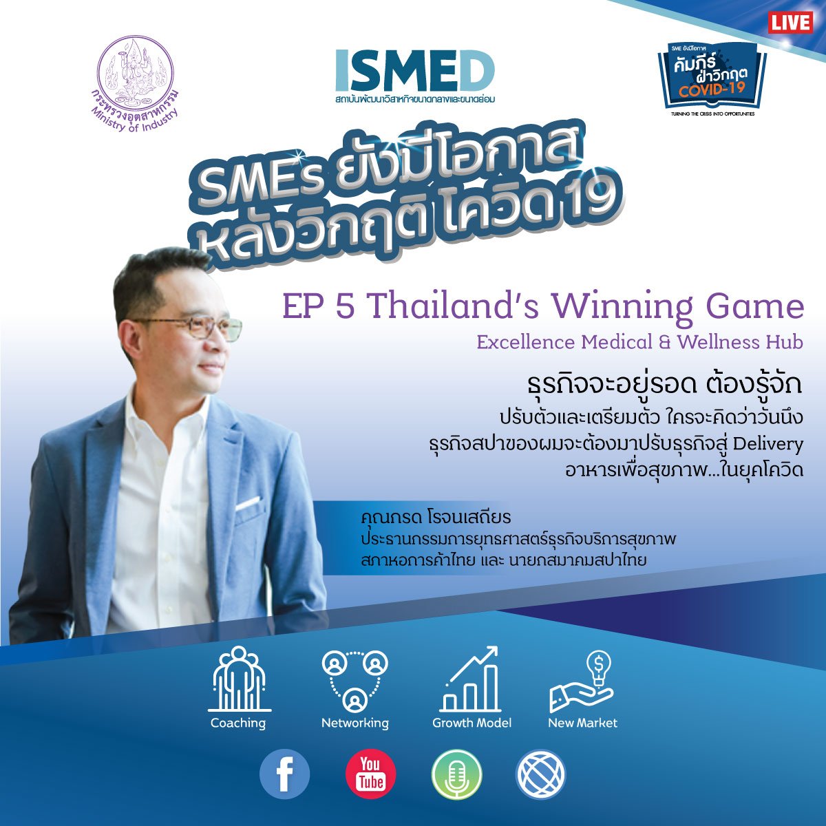 SMEs ยังมีโอกาส หลังวิกฤตโควิด 19 EP.5 - ismed
