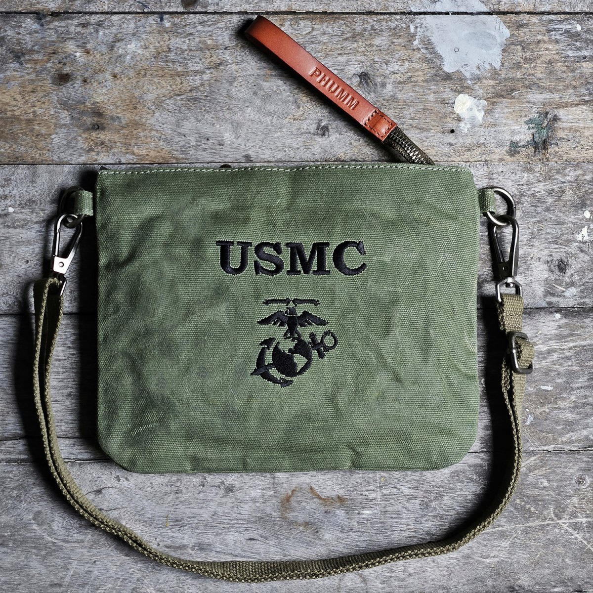A5 KIT BAG (green)USMC logo - phumm