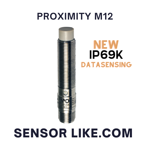 Proximity sensor IP69k / dimeter m12 range 8mm