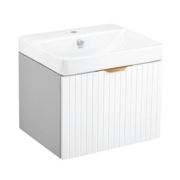 V00181WH ตู้เก็บของใต้อ่างล้างหน้าแบบแขวนผนัง รุ่น Lucien สีขาว ...