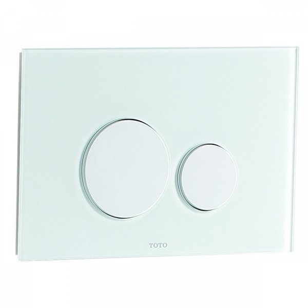 MB176G#WH ปุ่มกดสำหรับหม้อน้ำซ่อนผนัง (Glass)