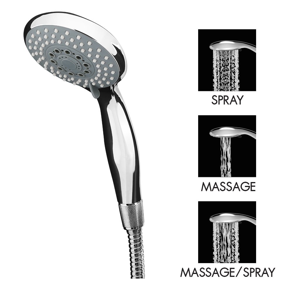 WSP-311 SHOWER HEAD 3 FUNCTION COLOUR / DESIGN : CHROME