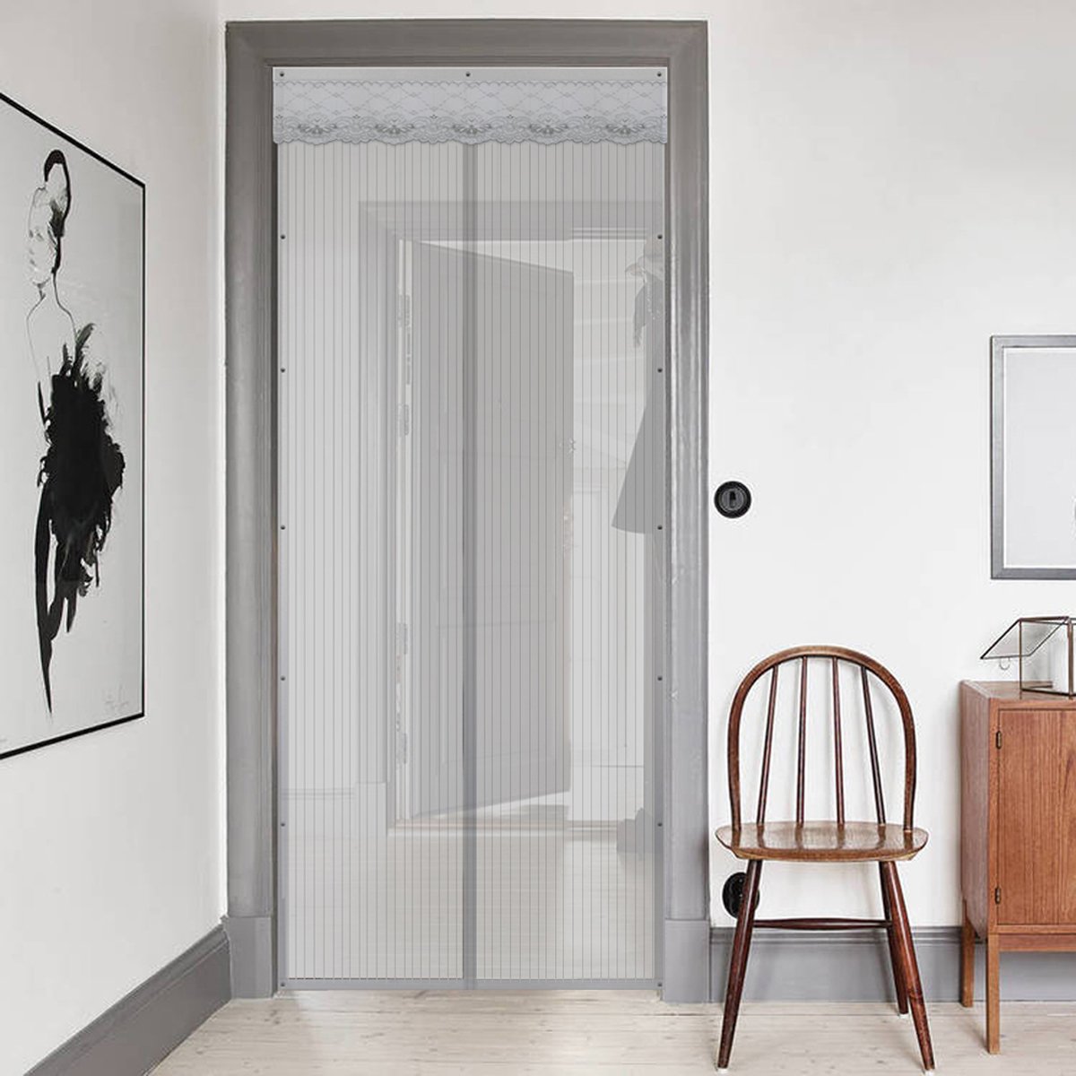 LONG MAGNETIC INSECT DOOR SCEEN - wspbath