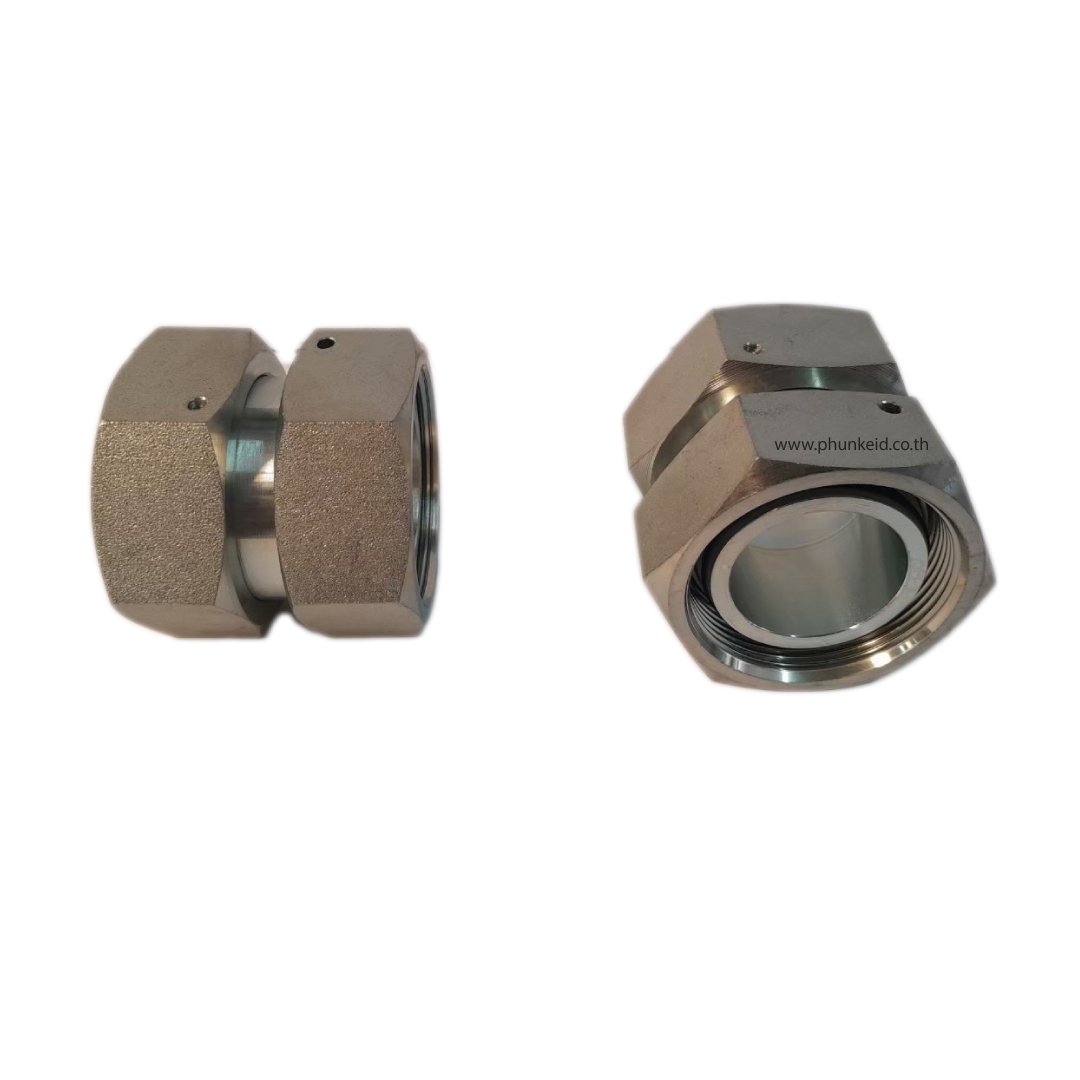 Straight Tube Adapter With Swivel Nut - phunkeid