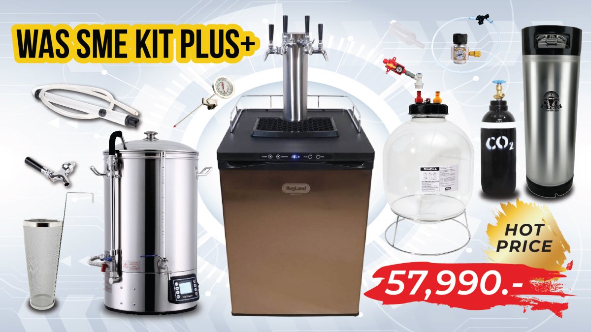 SME KIT Plus Ultimate Plus 30L Set + Kegerator 4 Taps