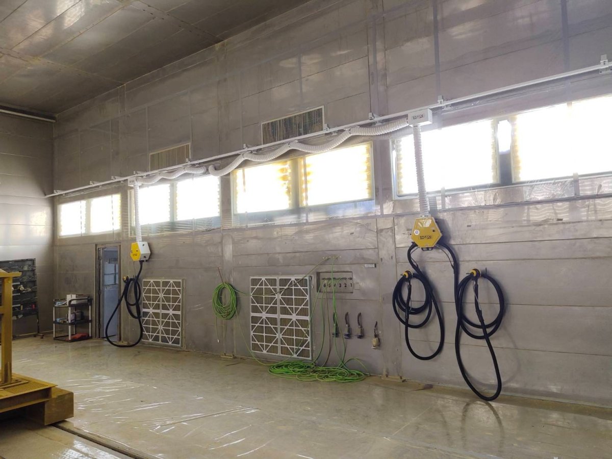 Product delivery: Centralized Dust Extraction System from STUCCHI