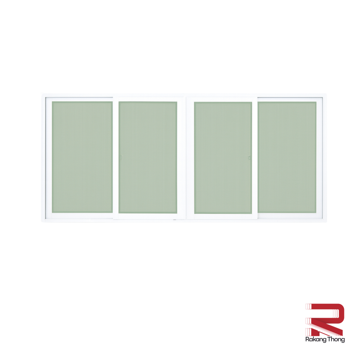White Winking Sliding Aluminum Window