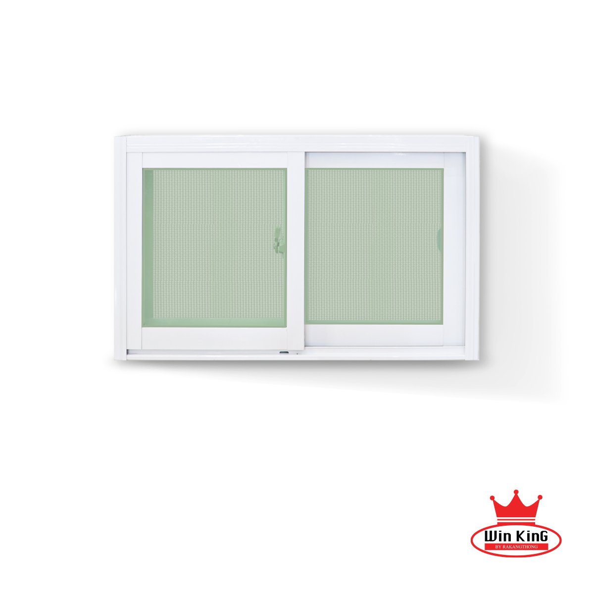 White Winking Aluminum Sliding Window