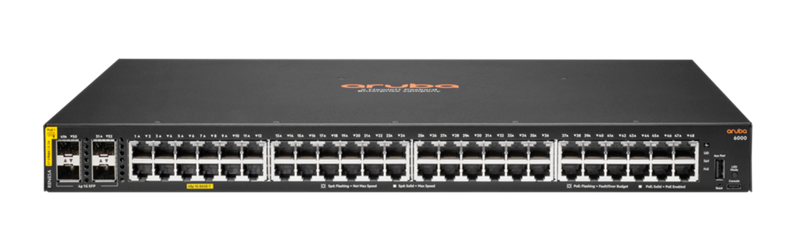 Aruba 6000 48G Class4 PoE 4SFP 370W Switch