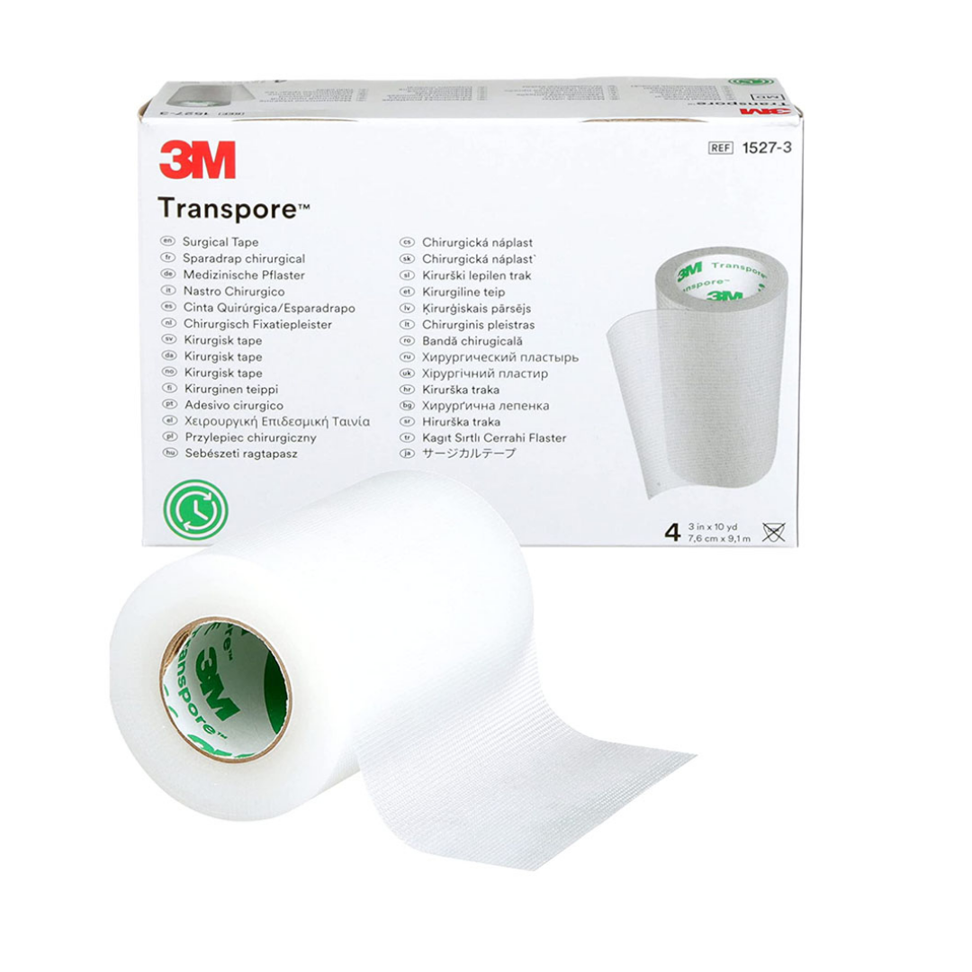 พลาสเตอร์ทรานสปอร์ใส 3 นิ้ว 3M 1527-3 (4ม้วน/กล่อง) - jetmt