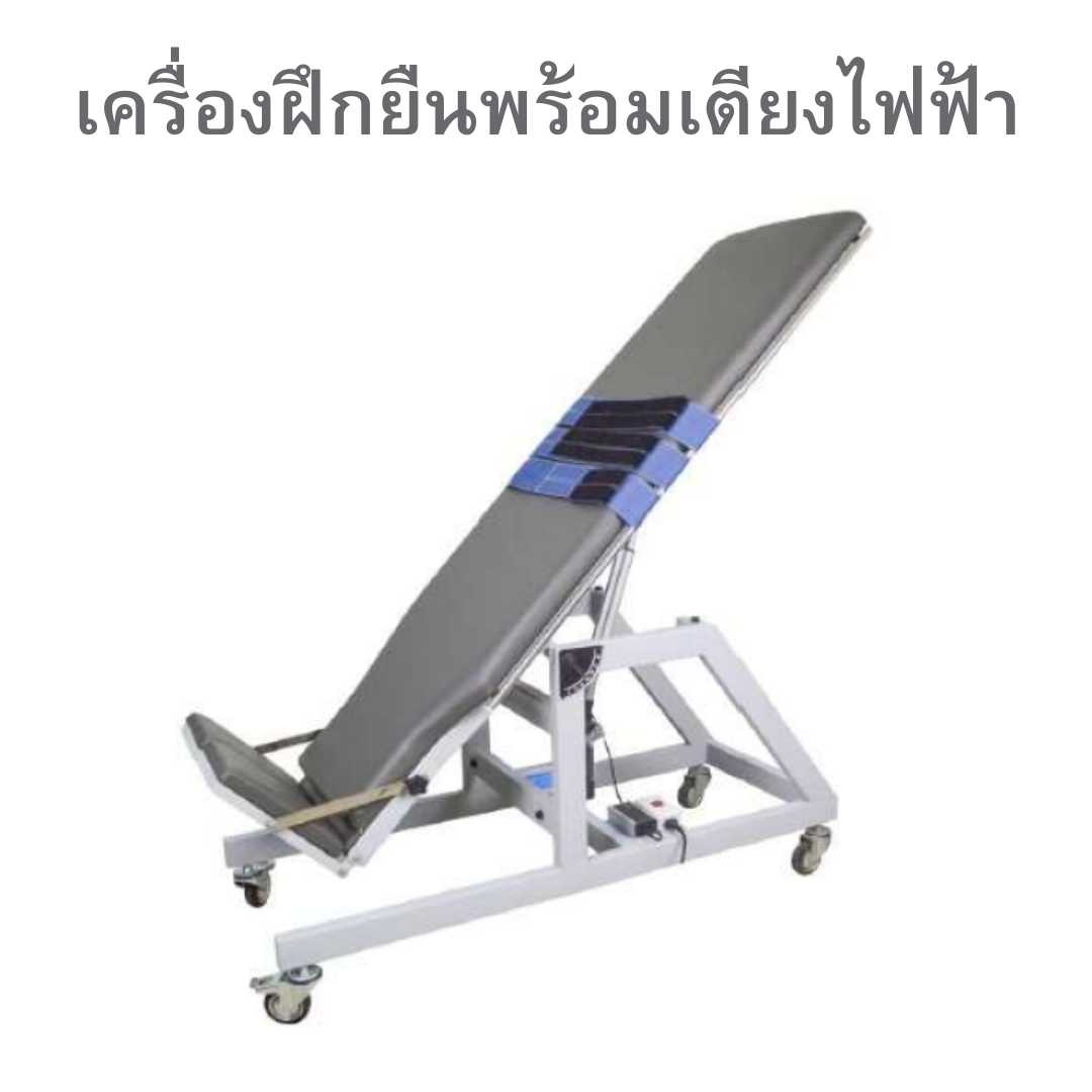 เครื่องฝึกยืนพร้อมเตียงไฟฟ้า 1 ระบบ - jetmt