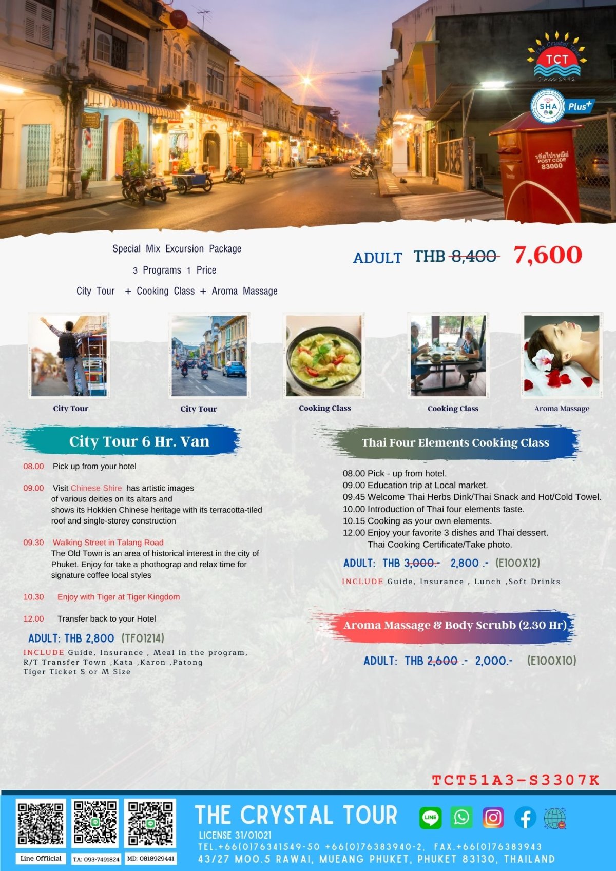 3P1P: City Tour + Cooking Class + Aroma Massage - thecrystaltour1992