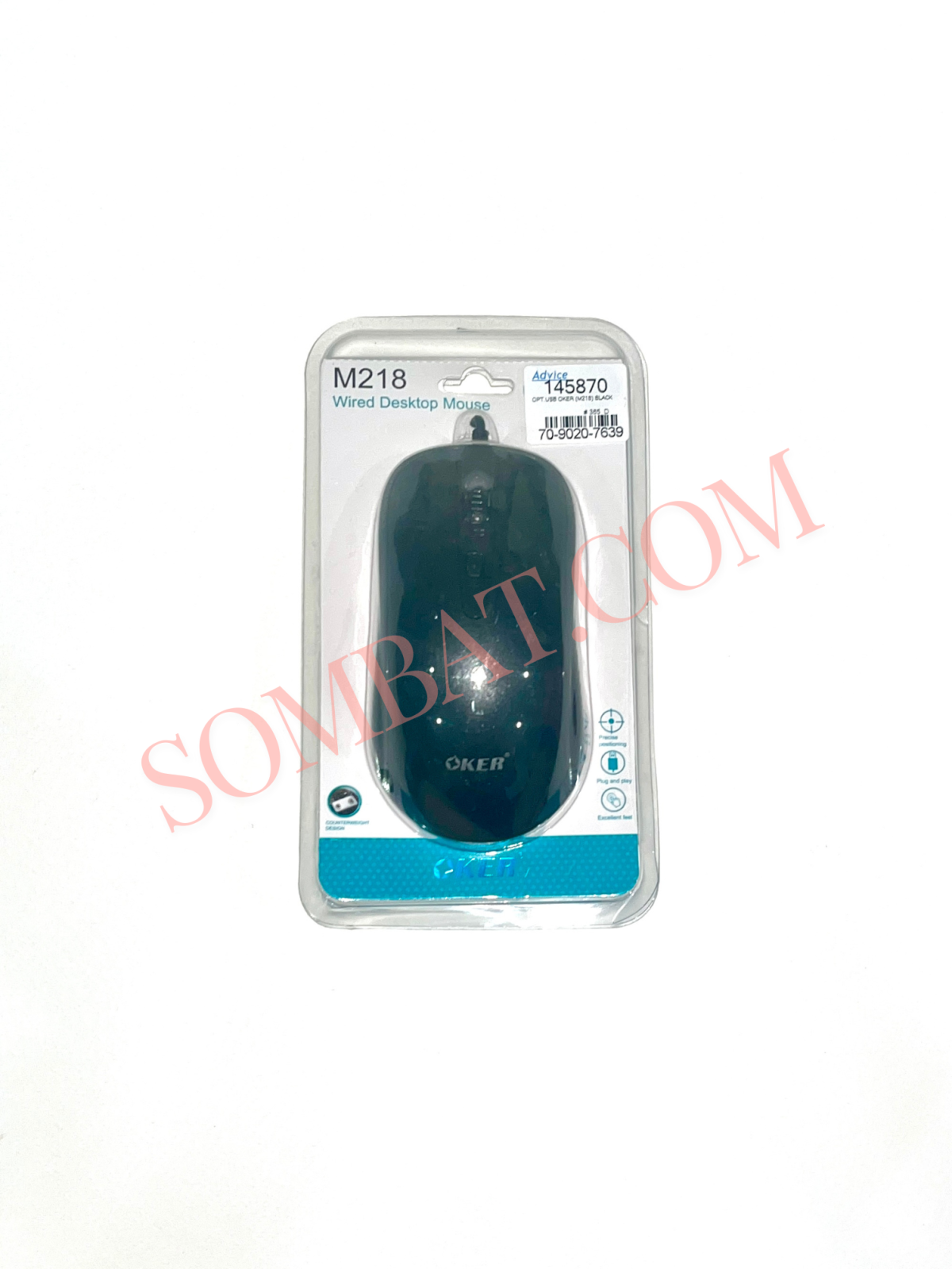 เมาส์ OKER รุ่น M218 USB - sombatoffice