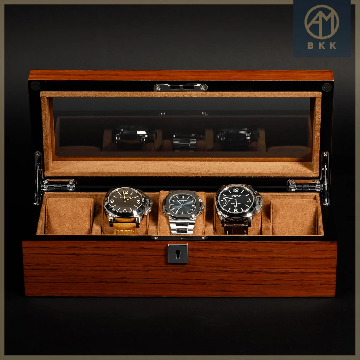 กล่องไม้ใส่นาฬิกา แบบ 5 เรือน Watch Box (B5) - chakofficial