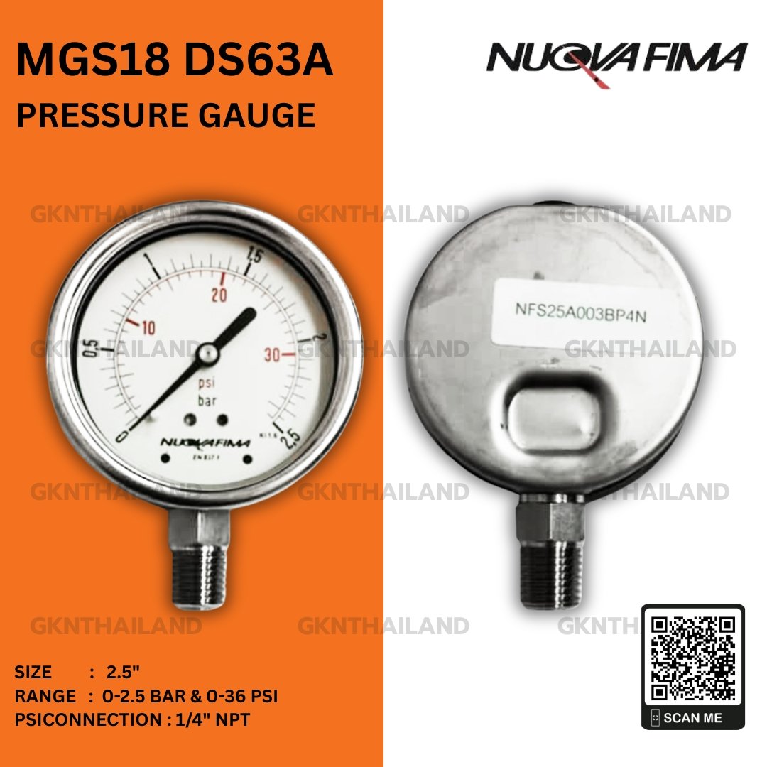 Nuova Fima Pressure Gauge