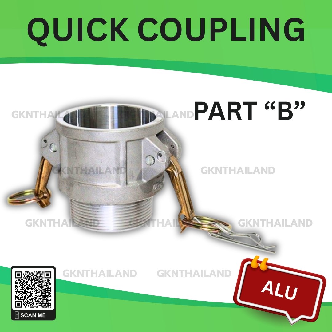 ALU QUICK COUPLING PART "B" SIZE : 5"BSPT, NPT