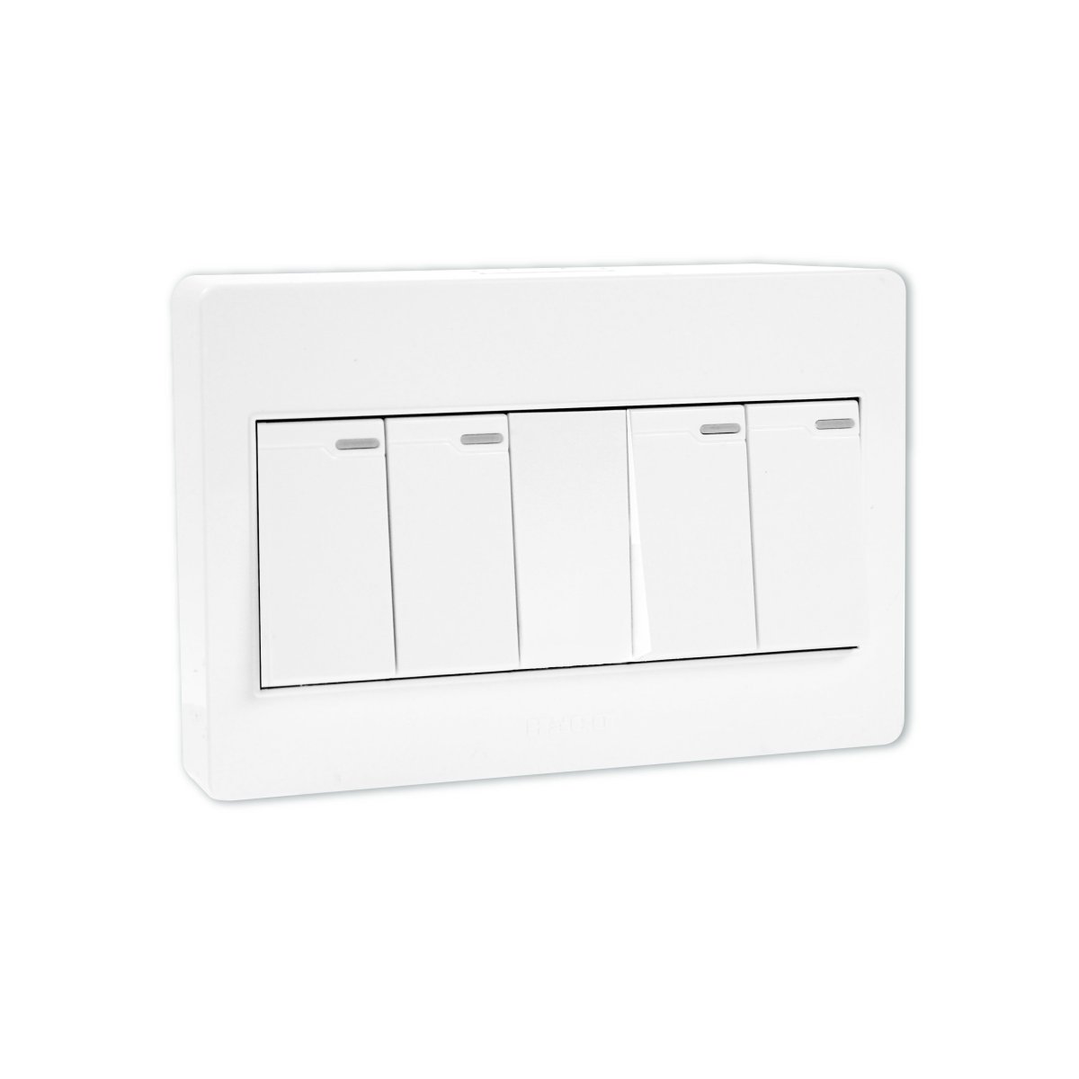 M-Plus Series 5 Gang Switch set - hacothailand