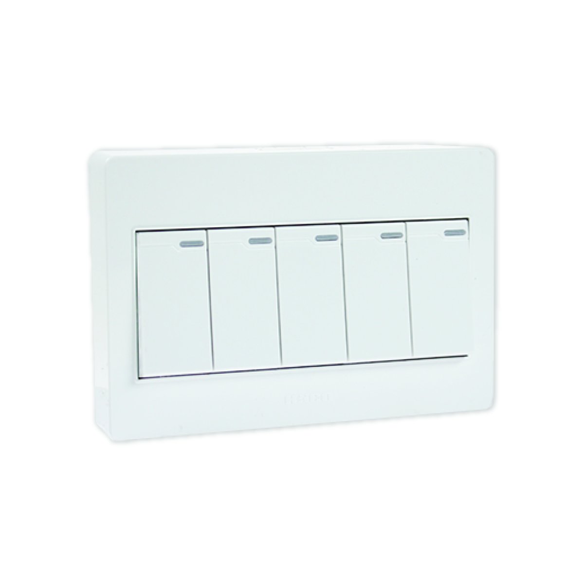 M-Plus Series 5 Gang Switch set - hacothailand