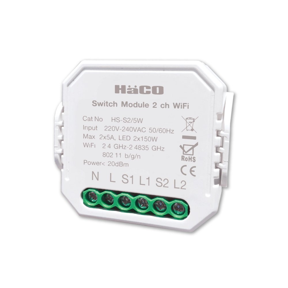 Switch Module 2 Ch Wifi - hacothailand