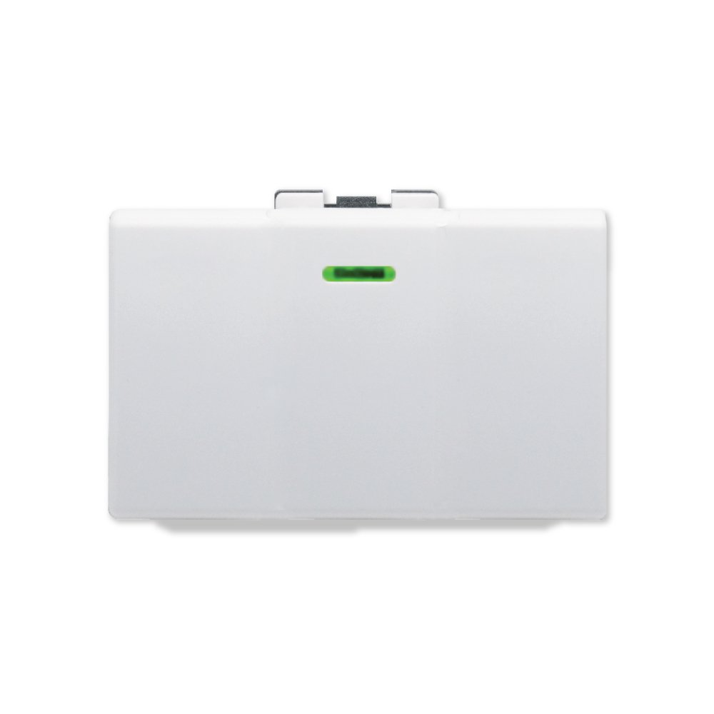 1 Way Swich 3 Module with Green Lamp - hacothailand