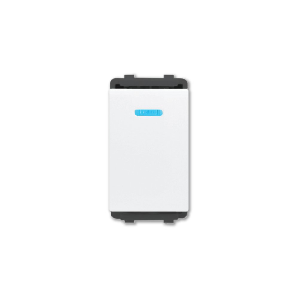 1 Way Toggle Switch with Blue LED 1 Module - hacothailand