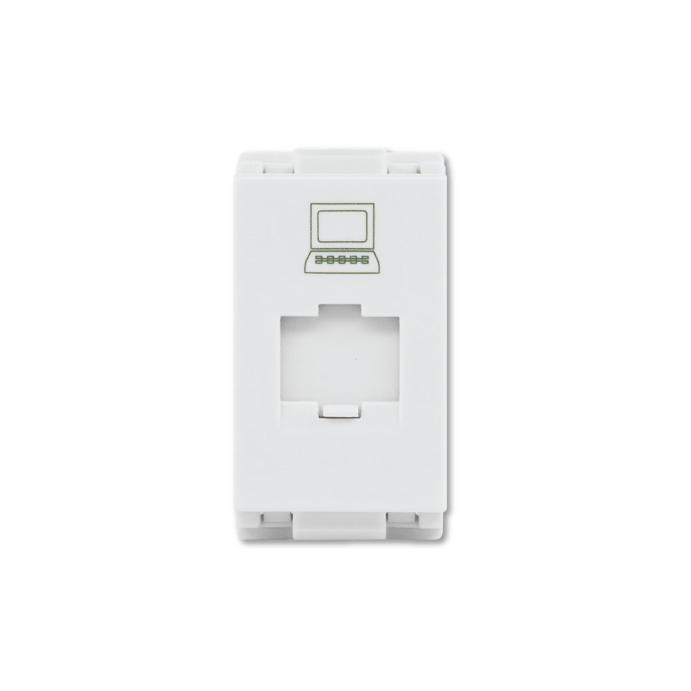 Computer Socket RJ45 White Color