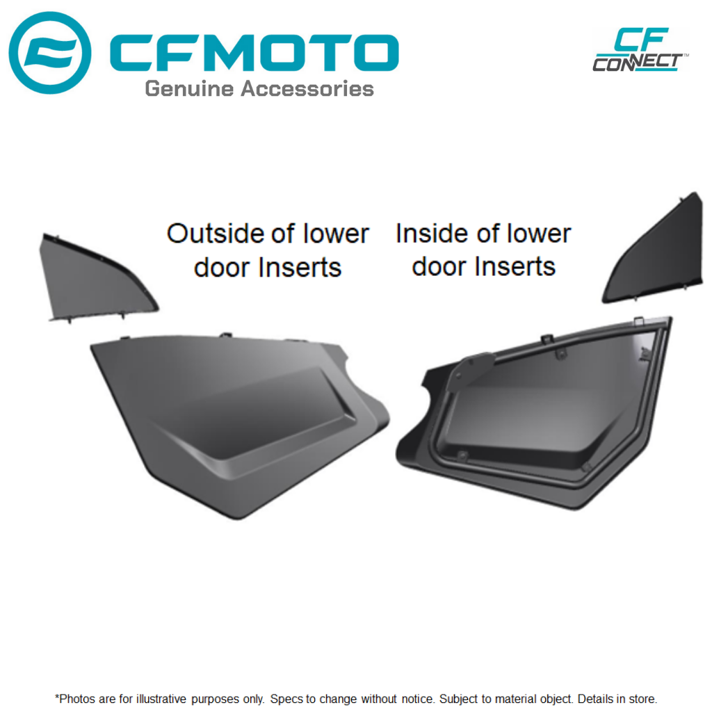 CFmoto : Z1000Sport Lower Door Inserts Assembly - atvcfmoto