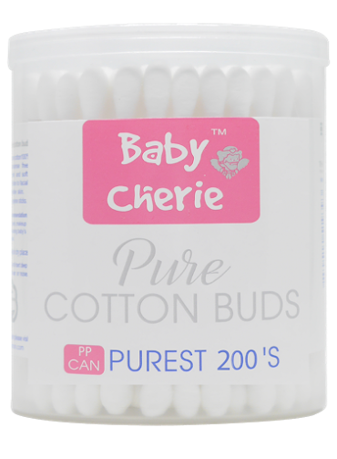Cotton Bud Round Can 200 pcs